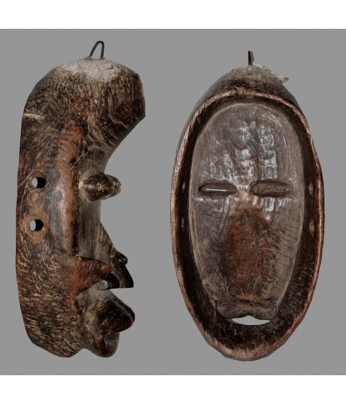 Tres beau et ancien masque Dan Kran Art Africain de Cote d Ivoire