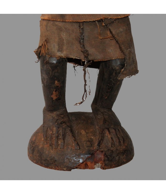 Statuette Soko Mutu Hemba Congo typique des statuettes de ce genre